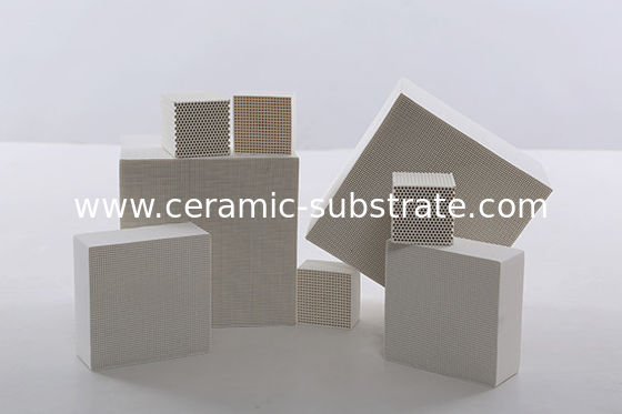 Catalyst Honeycomb Ceramic Substrate White For Industrial VOC