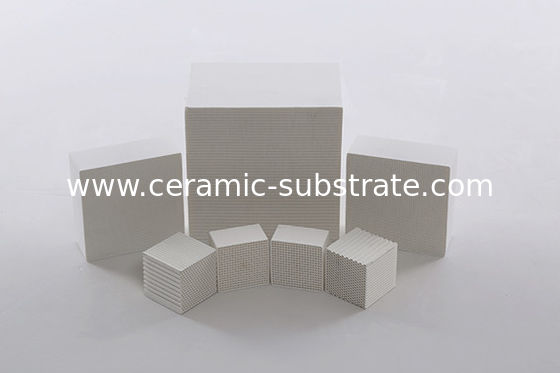 Catalyst Honeycomb Ceramic Substrate White For Industrial VOC