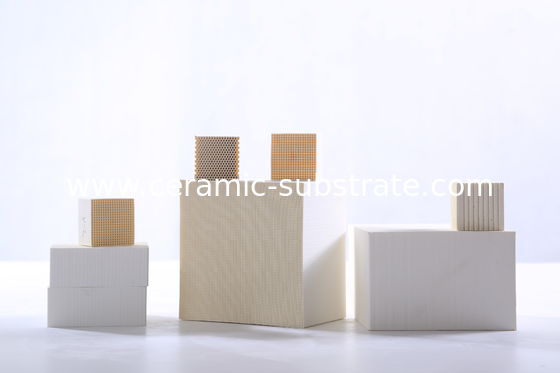 Thin Ceramic Honeycomb , Catalyst Support / Carrier